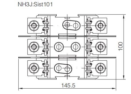 HRC NH00 Fuse Base 500V 690V 160A - Yueqing Aidun Electric Co.,Ltd.