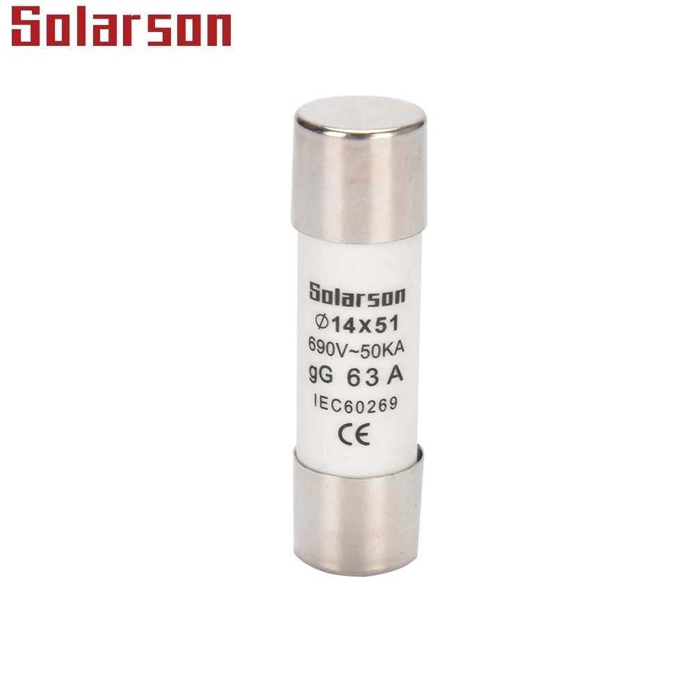 IEC 14x51mm Cylindrical Fuse link 500V 690V 2A to 25A,30A,35A,40A,50A ...